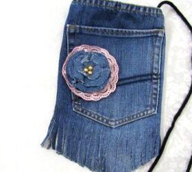 How to Make a Jean Pocket Purse With Cute Fringe Detailing | Upstyle