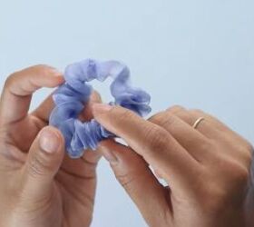 How to Make an Adorable DIY Flower Scrunchie That Looks Like a Peony ...