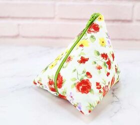 DIY Triangle Pouch ( Pyramid Pouch / Coin Purse) With NO Exposed Seams ...