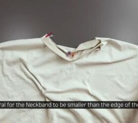 How to Sew a T-shirt: A Detailed Look at Finishing a T-Shirt Neckline ...