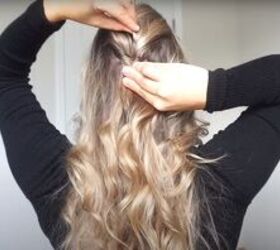 2 Cute & Easy Christmas Updos For Long Hair You Can Try at Home | Upstyle