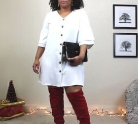 4 Fun & Festive Red Boots Outfit Ideas for the Holidays | Upstyle