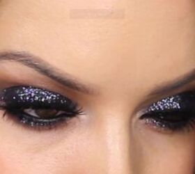 Need Some New Year Sparkle? Try This Glitter Glam Makeup Look | Upstyle