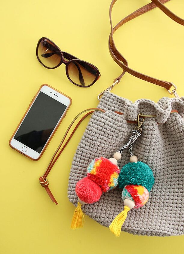 Crochet Pattern Drawstring Bucket Bag Upstyle