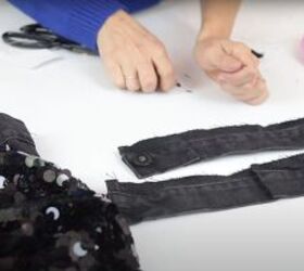 How to Make a Cute & Sparkly DIY Sequin Jacket for the Holidays | Upstyle