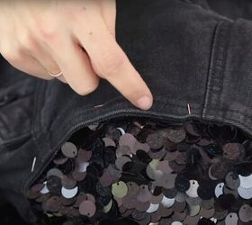 How to Make a Cute & Sparkly DIY Sequin Jacket for the Holidays | Upstyle