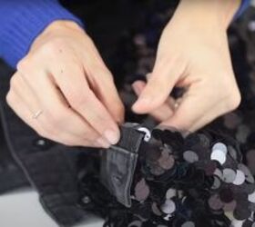 How to Make a Cute & Sparkly DIY Sequin Jacket for the Holidays | Upstyle
