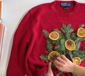 How to Make a Last-Minute DIY Christmas Tree Sweater For the Holidays ...