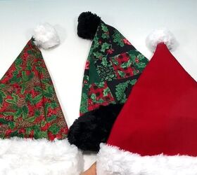 How to Make a Santa Hat With Faux Fur Trim in 7 Quick & Easy Steps ...