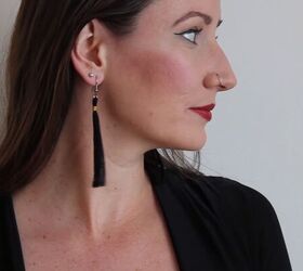 How to Make Drop Earrings 2 Easy Ways: DIY Tassel & Chain Earrings ...