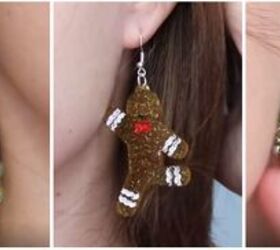 2 Super-Easy DIY Christmas Earrings You Can Make Yourself At Home | Upstyle