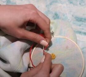 How to Embroider Clothes By Hand Using 3 Basic Stitches | Upstyle