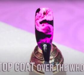 How to Do Funky Neon Smoke Nail Art Using 3 Different Methods | Upstyle