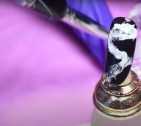How to Do Funky Neon Smoke Nail Art Using 3 Different Methods | Upstyle