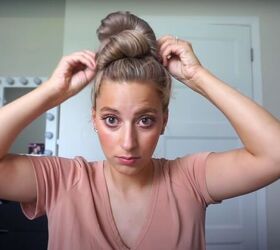 How to Do Cute Messy Buns on Long Hair in 4 Different Ways | Upstyle