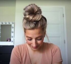 How to Do Cute Messy Buns on Long Hair in 4 Different Ways | Upstyle