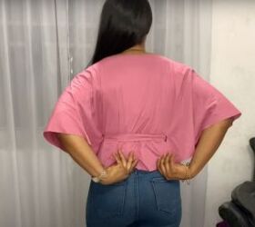 How to Make a No-Sew DIY Butterfly Top You Can Wear 2 Ways | Upstyle