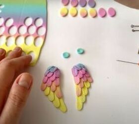 How to Make Polymer Clay Wing Earrings in Angelic Rainbow Colors | Upstyle