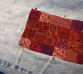 How to Sew Decorative Patches on Jeans to Cover Holes & Look Cute | Upstyle
