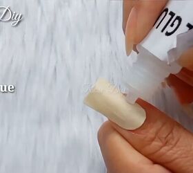 How to Make Strong Fake Nails Out of Masking Tape & Nail Glue | Upstyle