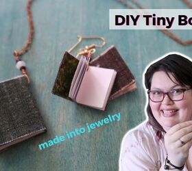 Need a Cool Gift for a Bookworm? Try This Easy Mini-Book Necklace DIY ...
