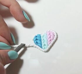 How to Make a Cute Polymer Clay Heart Pendant for Valentine's Day | Upstyle