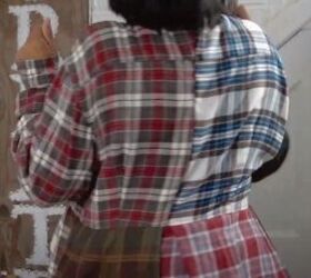 How to Make a Flannel Shirt Dress Out of 4 Old Men's Shirts | Upstyle