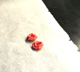 How to Make Dainty & Romantic DIY Polymer Clay Rose Earrings | Upstyle