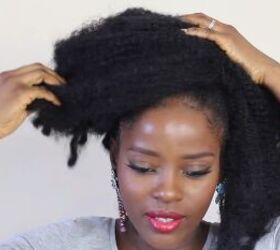 3 Quick & Easy 4C Hairstyles You Can Create Using Pantyhose | Upstyle