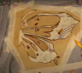 How to Create a Beautiful Butterfly Bleach Design on Jeans | Upstyle