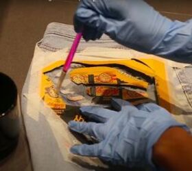 How to Create a Beautiful Butterfly Bleach Design on Jeans | Upstyle