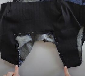 How to Make a Pretty DIY Denim Top Out of Old Jeans & a Dress Pattern ...