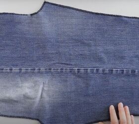 How to Make a Pretty DIY Denim Top Out of Old Jeans & a Dress Pattern ...