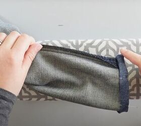 How to Make a Pretty DIY Denim Top Out of Old Jeans & a Dress Pattern ...