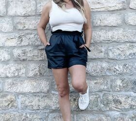 Pleather Shorts Styled 3 Ways | Upstyle