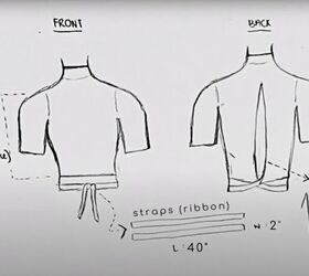 How to Easily Make a DIY Open-Back Top Out of an Old T-Shirt | Upstyle