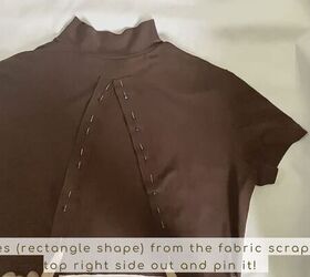 How to Easily Make a DIY Open-Back Top Out of an Old T-Shirt | Upstyle