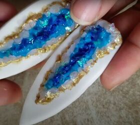 Need Some Faux Crystal Earrings Try This Polymer Clay Geode Tutorial