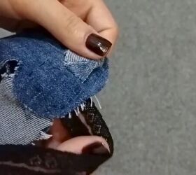 How to Make a Pretty DIY Denim Top With Cute Scalloped Details | Upstyle