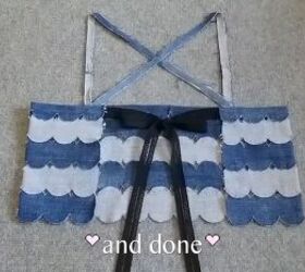 How to Make a Pretty DIY Denim Top With Cute Scalloped Details | Upstyle