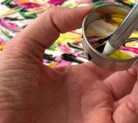 How to Make Unique Polymer Clay Slab Earrings With a Paint Effect | Upstyle