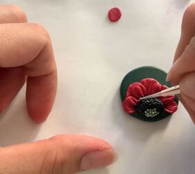 How to Make a Beautiful Poppy Polymer Clay Pendant in 9 Simple Steps ...