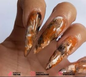 How to Create Unique-Look Nail Art Using the Cling Wrap Nail Trick ...