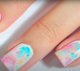 How to Create Cute Nail Art By Painting Nails With Fingers | Upstyle