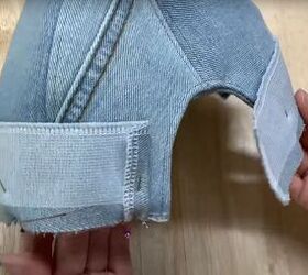 How to Make a Baseball Cap Out of an Old Pair of Denim Jeans | Upstyle