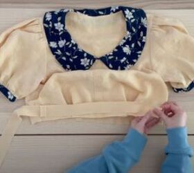 How to Sew a DIY Peter Pan Collar Dress Using Free Patterns | Upstyle