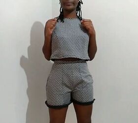 How to Make a Dress Into a Two-Piece Set With a Crop Top & Shorts | Upstyle