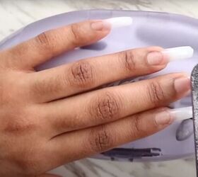 How to Do DIY Polygel Nails Using Nail Tips From The Dollar Tree | Upstyle