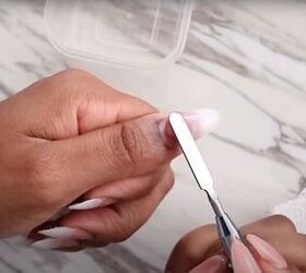 How to Do DIY Polygel Nails Using Nail Tips From The Dollar Tree | Upstyle