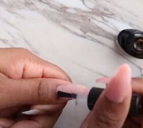 How to Do DIY Polygel Nails Using Nail Tips From The Dollar Tree | Upstyle